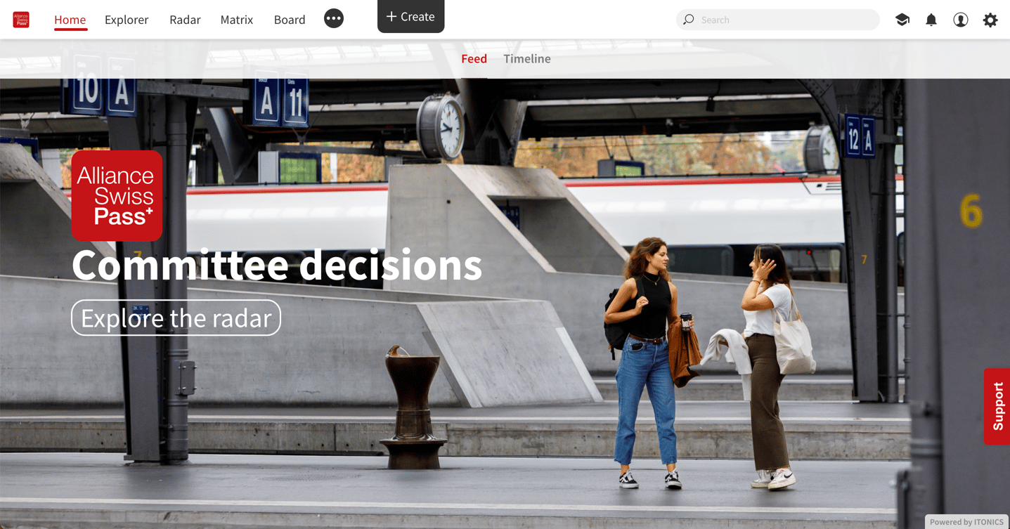 Alliance SwissPass - Customer Case Study | ITONICS